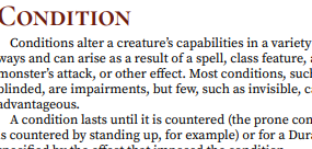 Bleeding Condition - 5e