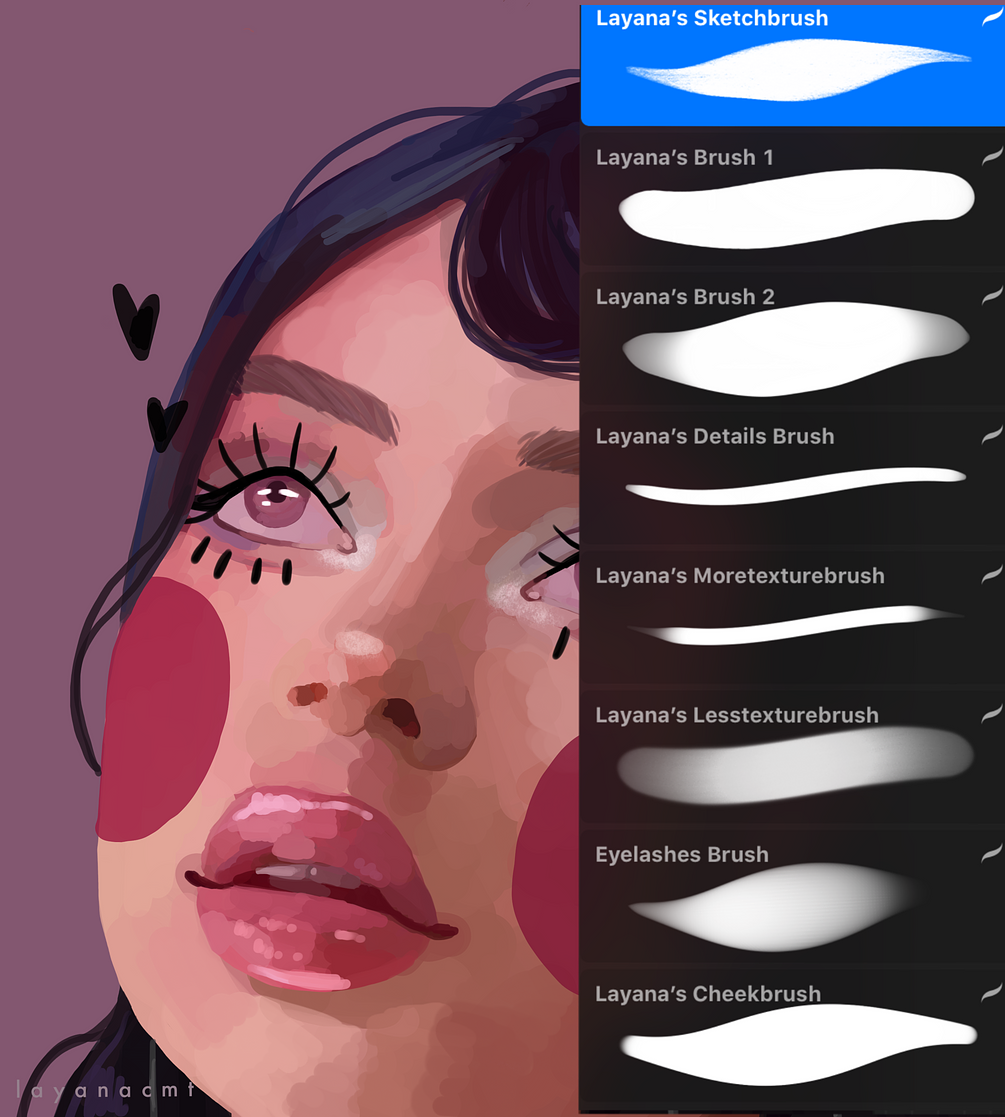 Layana’s Painterly brush set