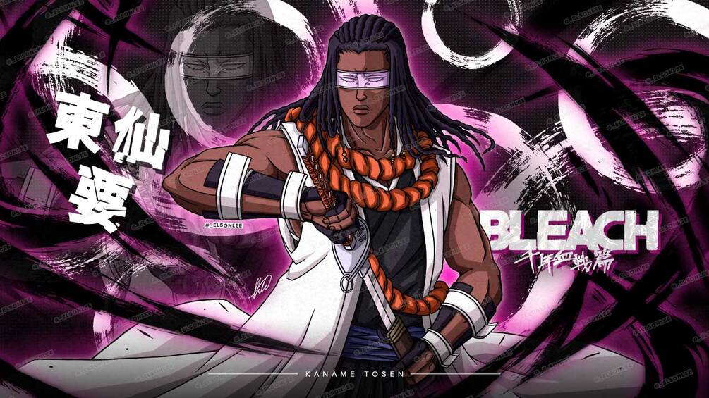 BLEACH ANIME Kaname Tosen Wallpaper | Digital Download
