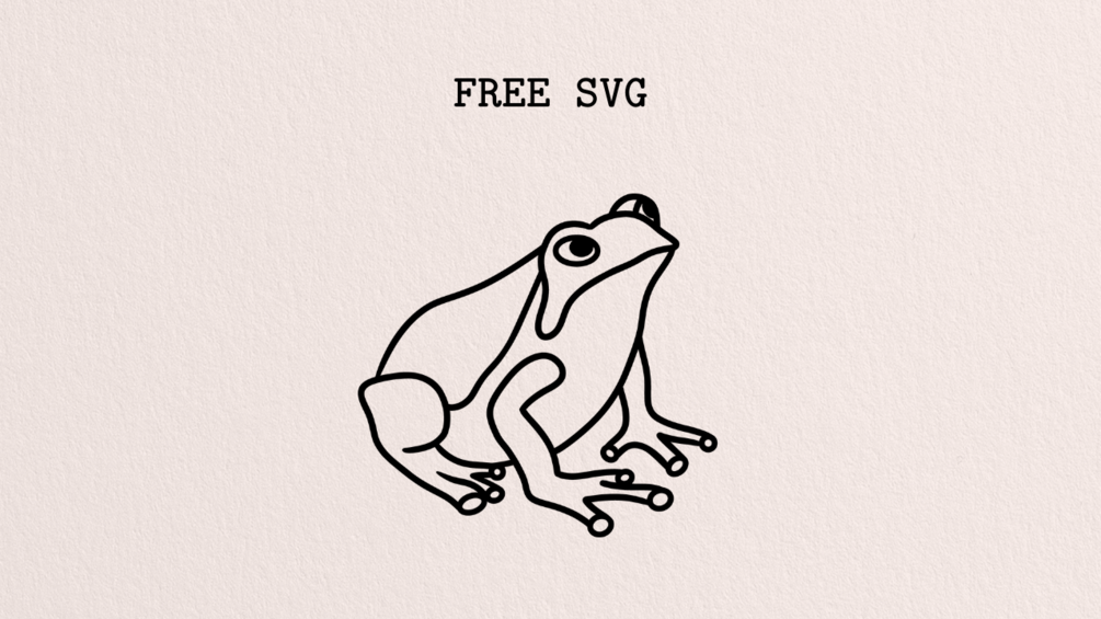 FREE SVG Frog