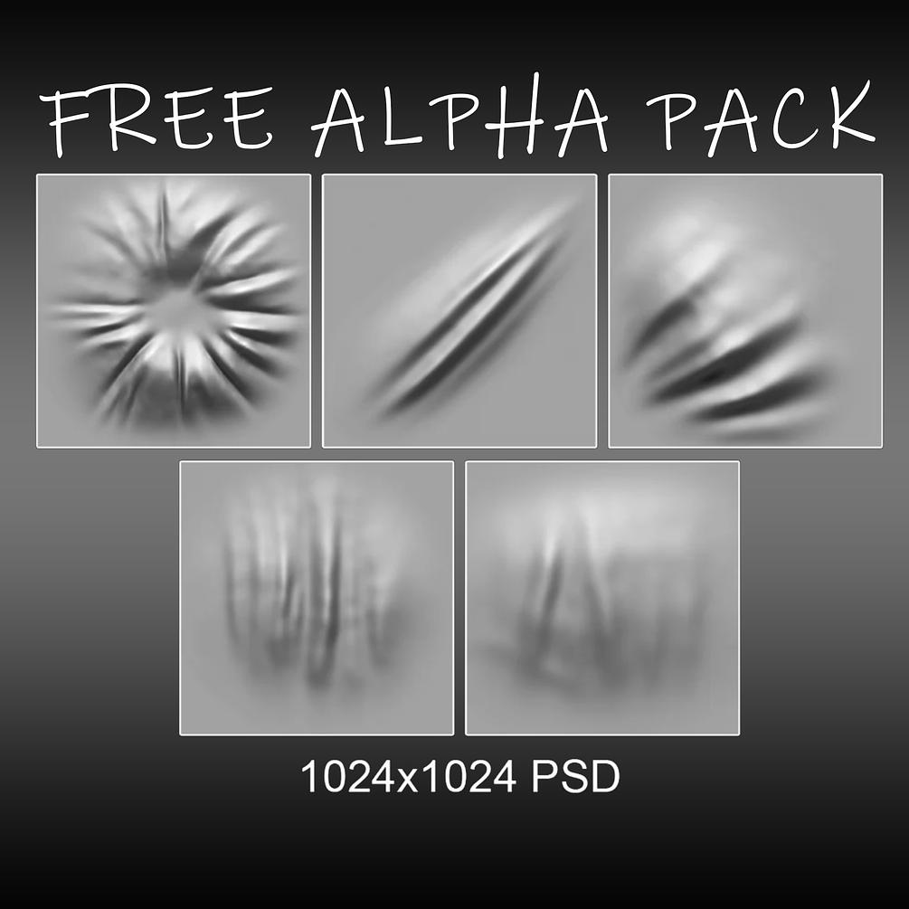 -FREE- Leather / Cloth Folds - Alpha Pack
