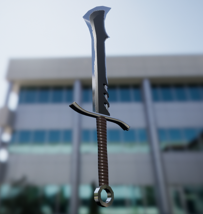 Claymore Fantasy Sword (940 tris)