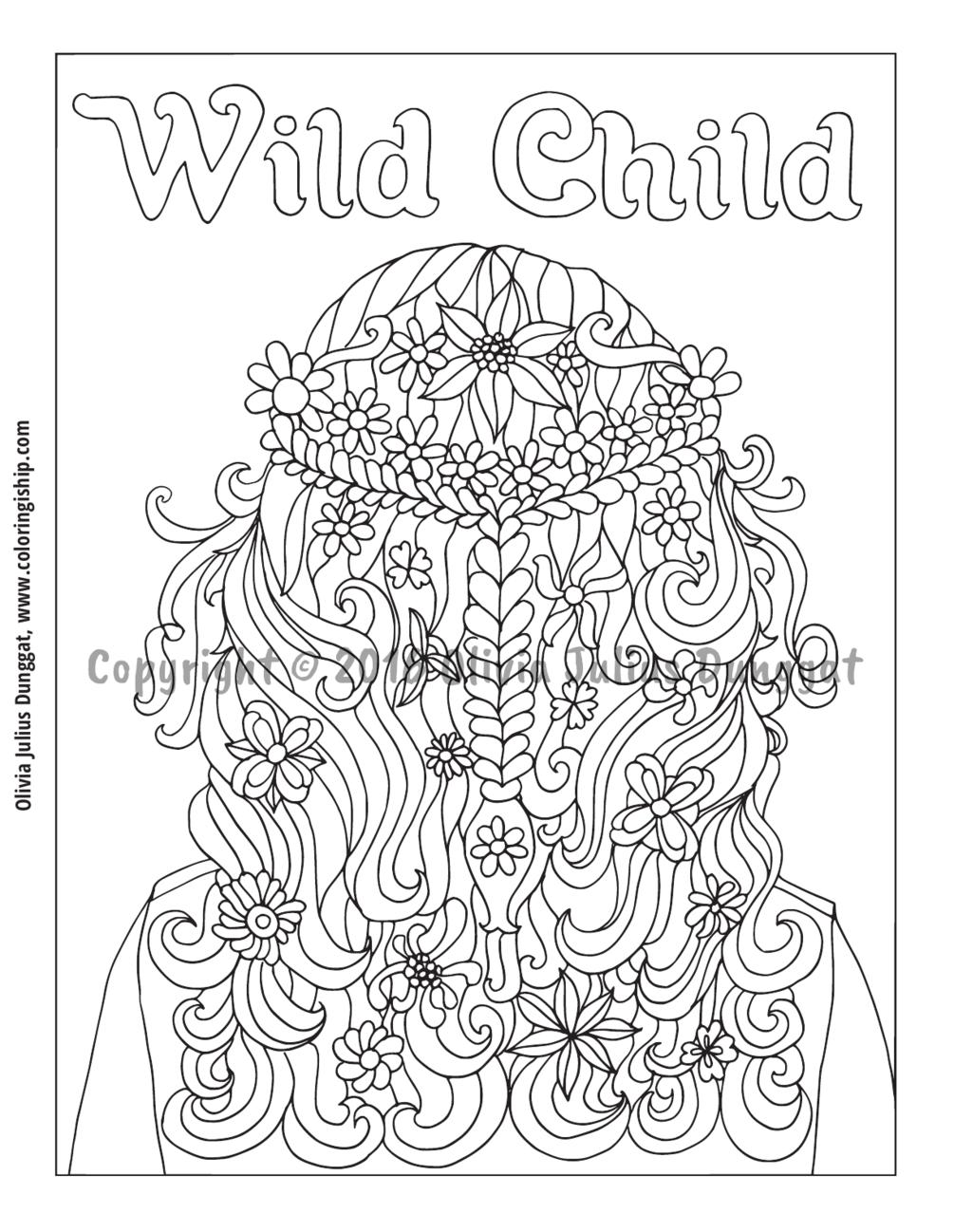 Groovy Bohemian Coloring Pack #1