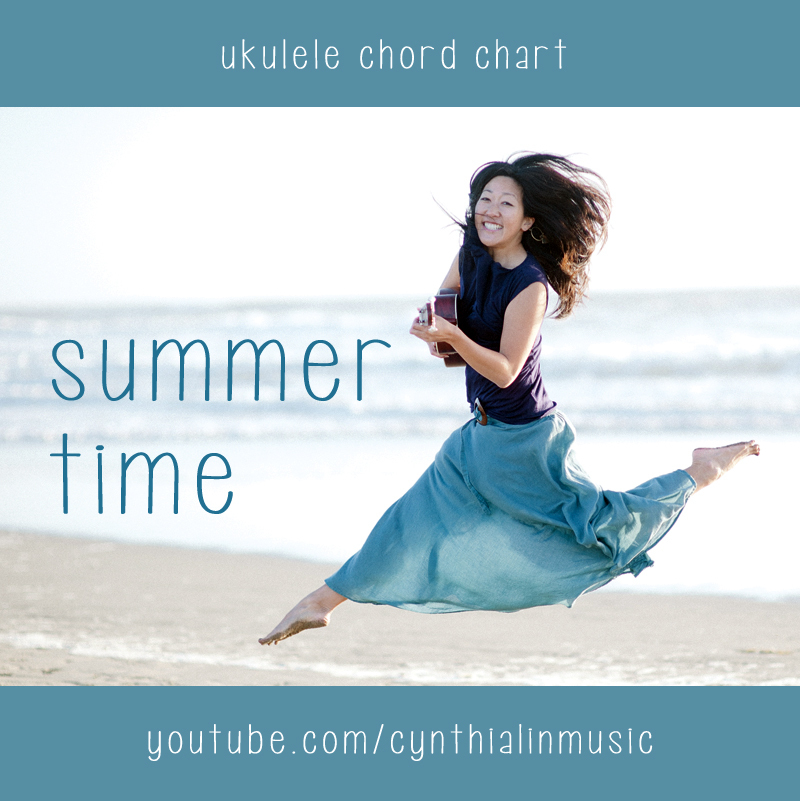 SUMMERTIME - Ukulele Chord Chart