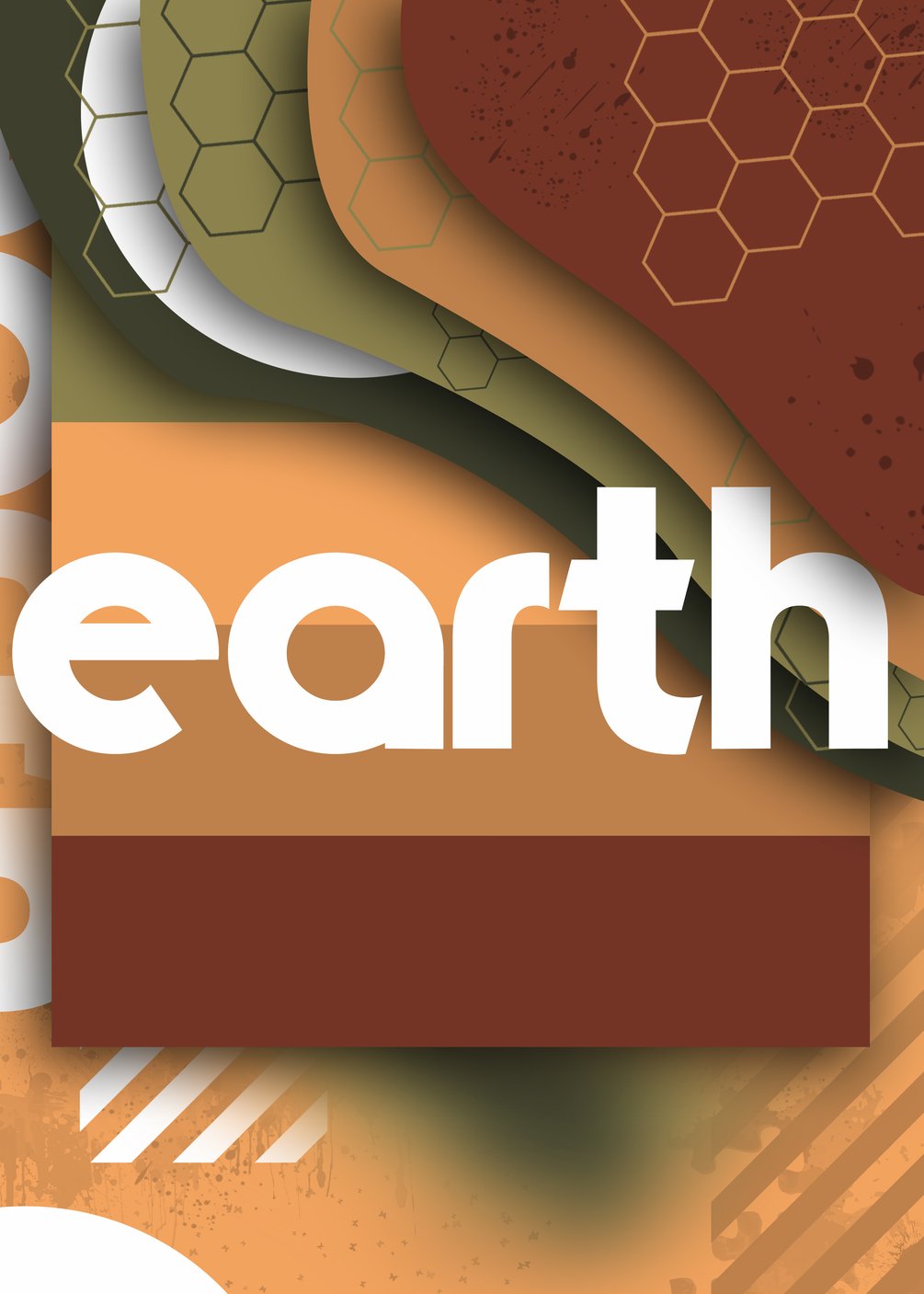 EARTH POSTER (digital art print)