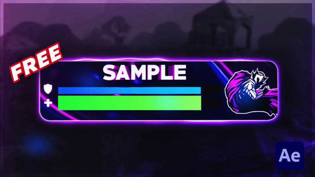 Fortnite Healthbar Stream Overlay (After Effects)