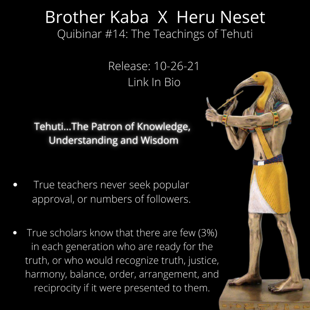 (Stream) Quibinar #14 - The 7 Principles Of Tehuti (The Homeschooling ...