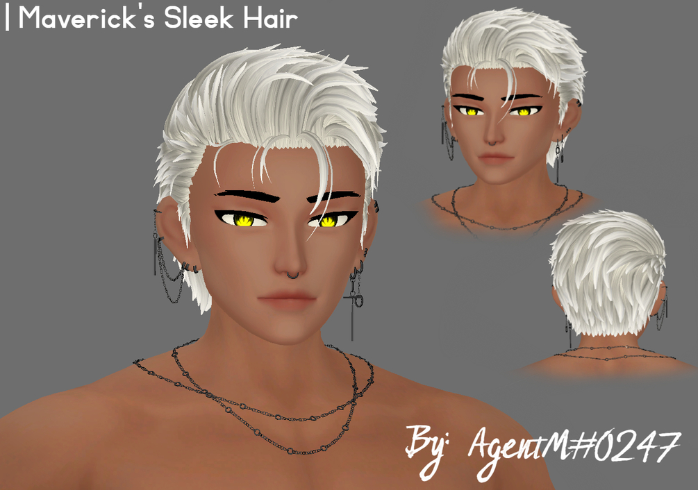 Maverick's Sleek Hair