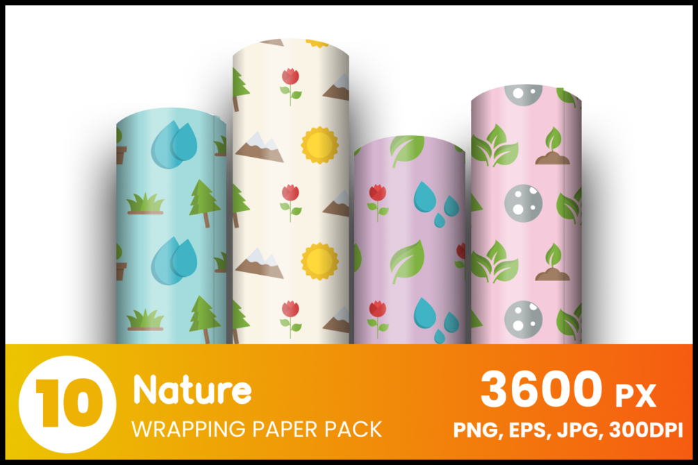 Nature 10 Wrapping Paper