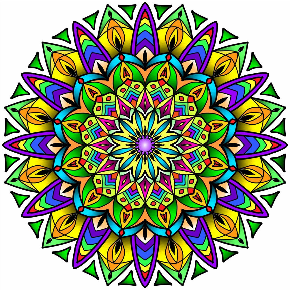 High Resolution Mandala Coloring Pages (10)