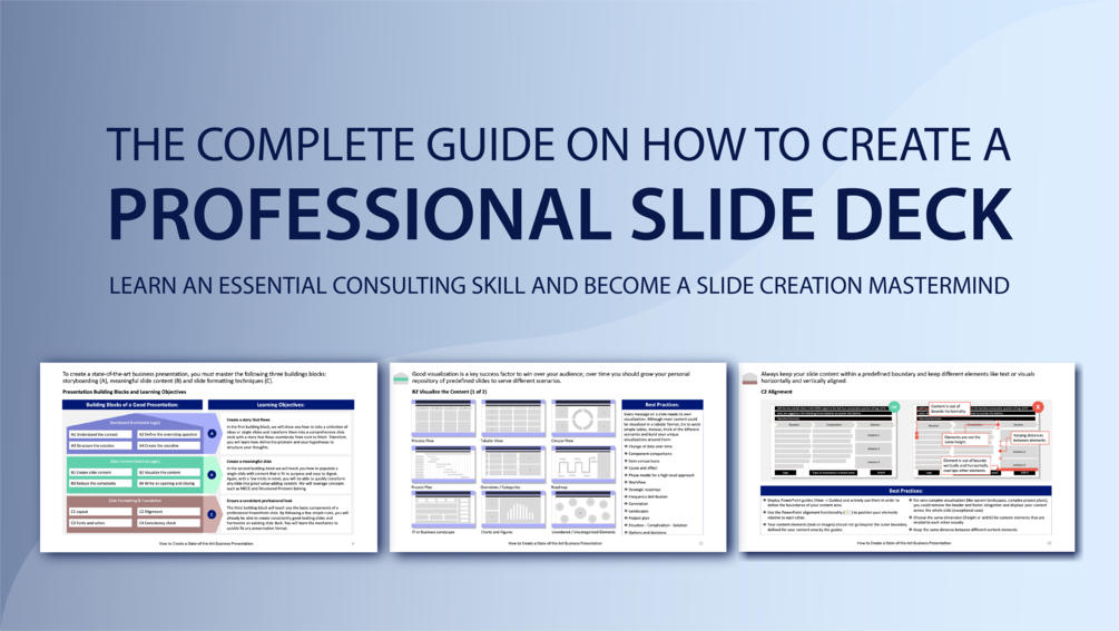 How to Create a Professional Business Presentation Slide Deck