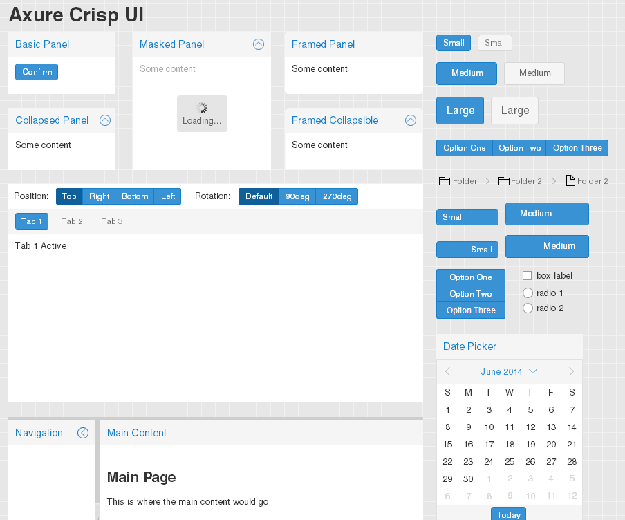 Axure Crisp UI (basic)