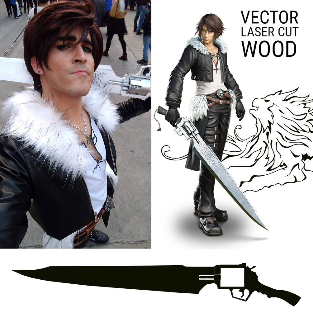 Squall Leonheart - Gunblade Vector