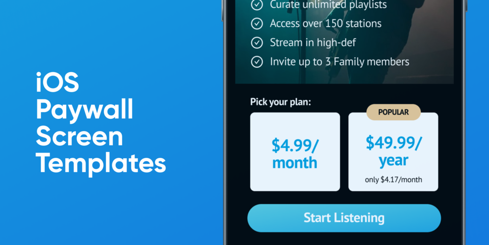 iOS Paywall Template for Figma