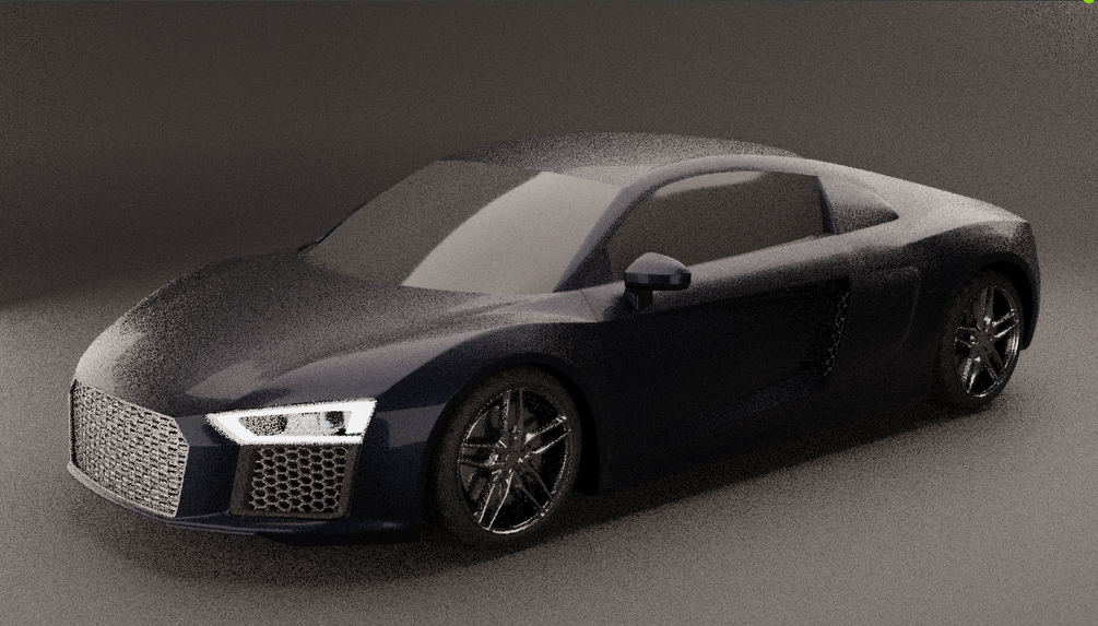 Custom car based on audi R8 V10