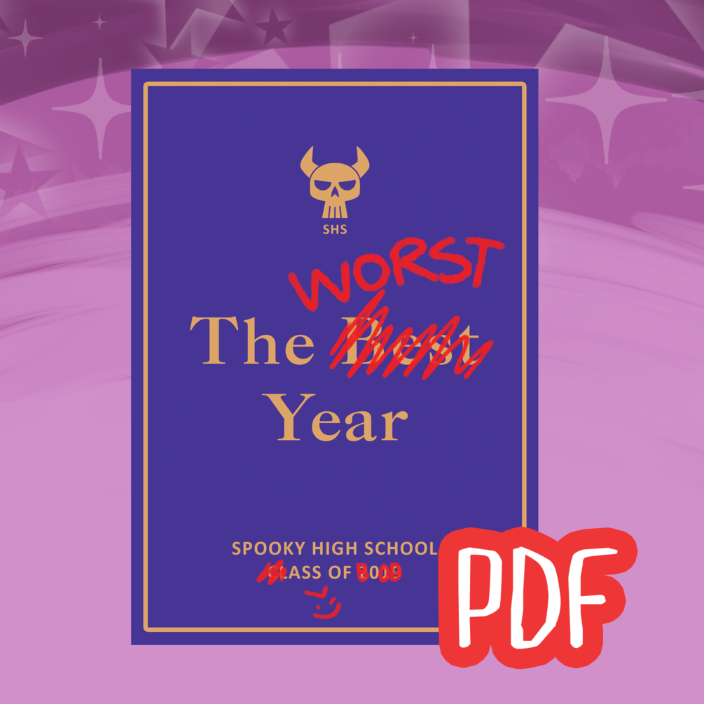  PDF The Worst Year Monster Prom Year Book Zine
