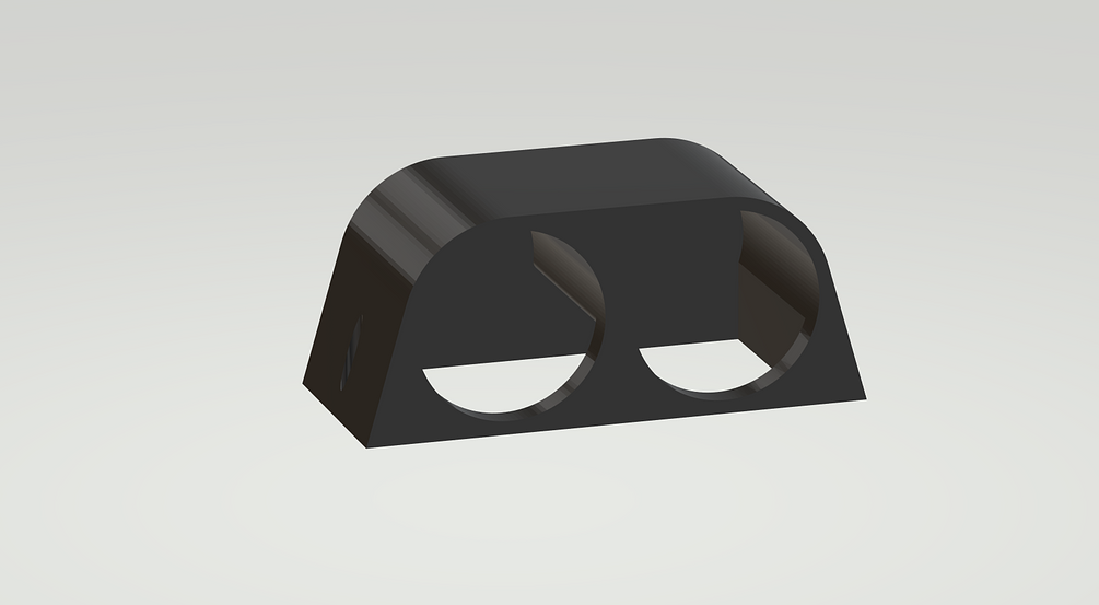 52mm dual gauge pod STL