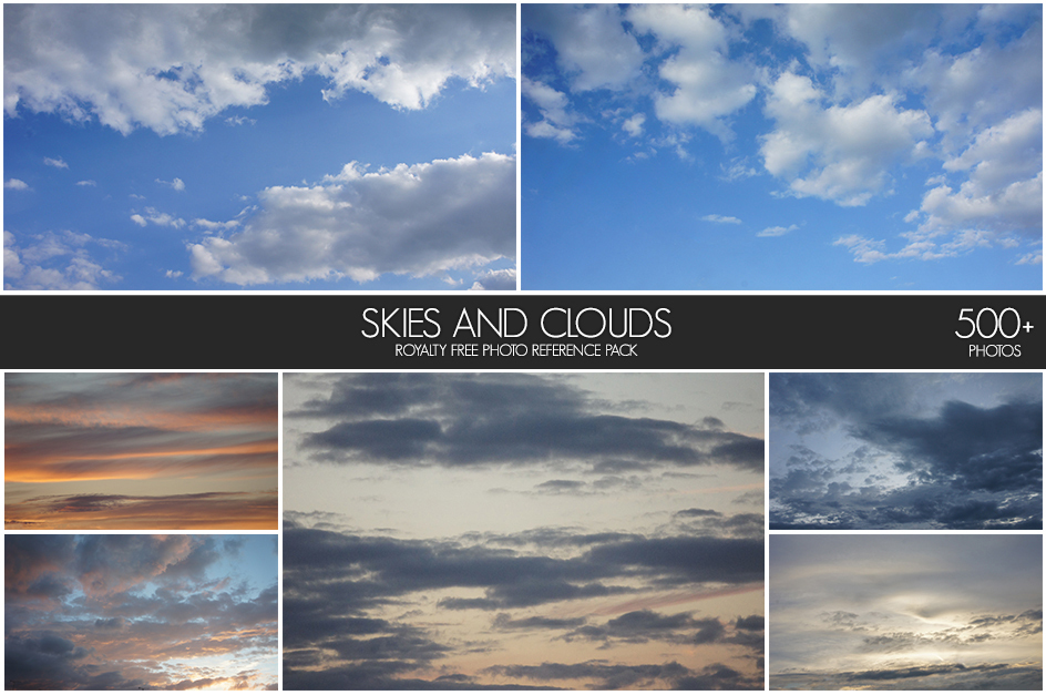 Skies and Clouds Photo Reference Pack