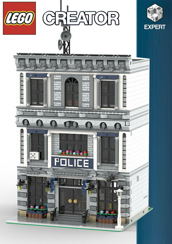 LEGO Manual PDF modular Police station POLIZIA 10197 7744 60141 7498 ...