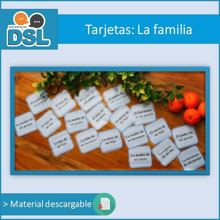 Tarjetas: La familia
