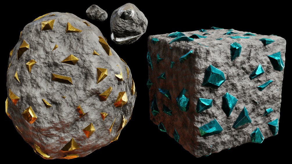 Procedural Ore Material