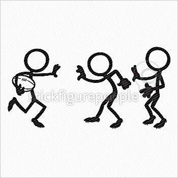 Stick figure Aussie Rules Football (AFL) 6