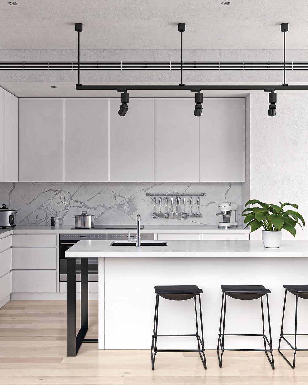 Elegant Kitchen | Vray for Sketchup