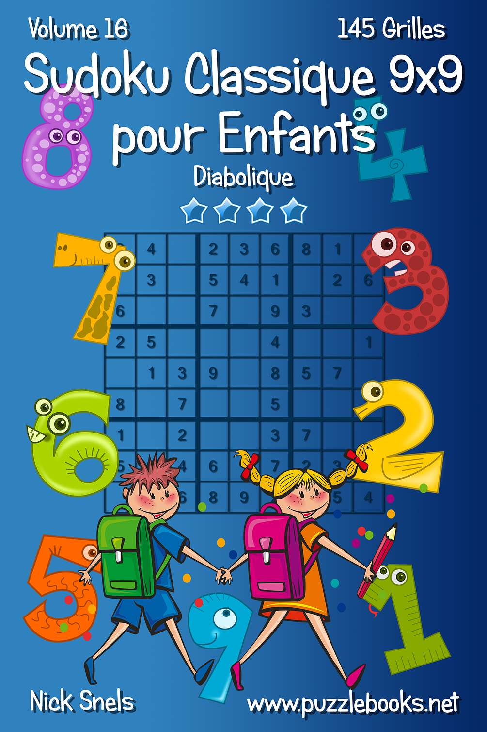 Sudoku Classique 9x9 pour Enfants - Diabolique - Volume 16 - 145 Grilles