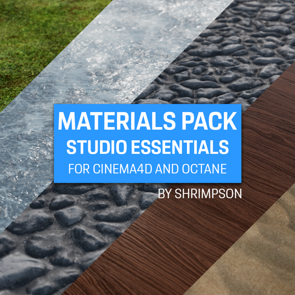ROBLOX Material Pack - Studio Essentials (C4D&Octane)