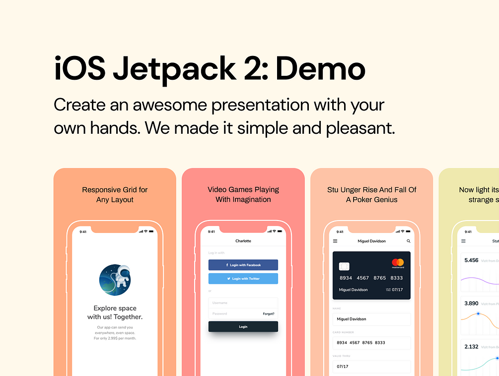 iOS Jetpack 2 Demo