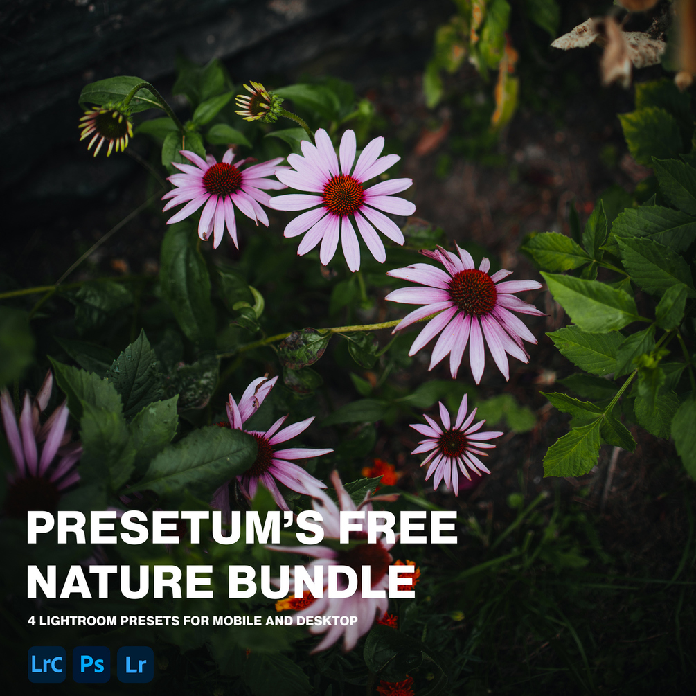 Free Lightroom Presets - Nature Bundle (Mobile + Desktop)