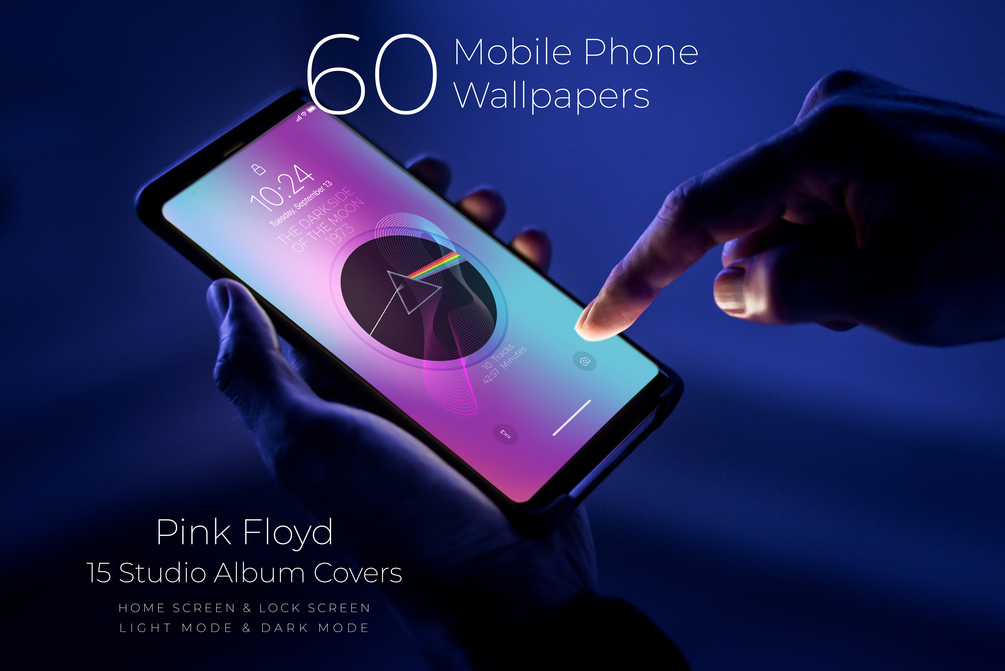 Phone HD Wallpaper - Pink Floyd Album Covers - Digital Download