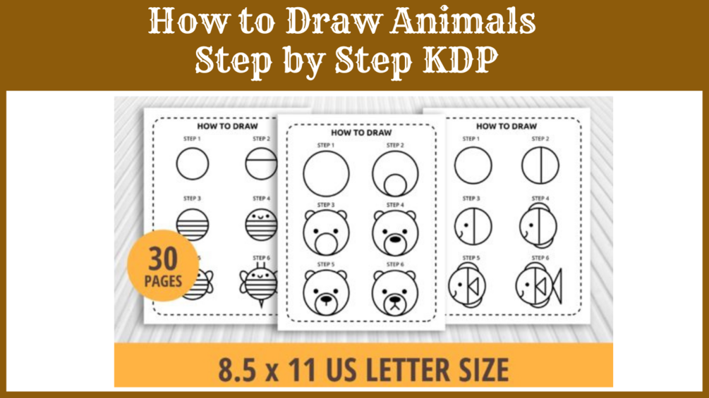 How to Draw Animals Step by Step KDP