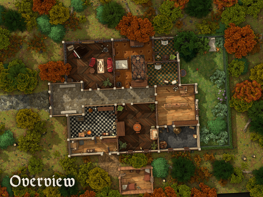 Manor Interior Map