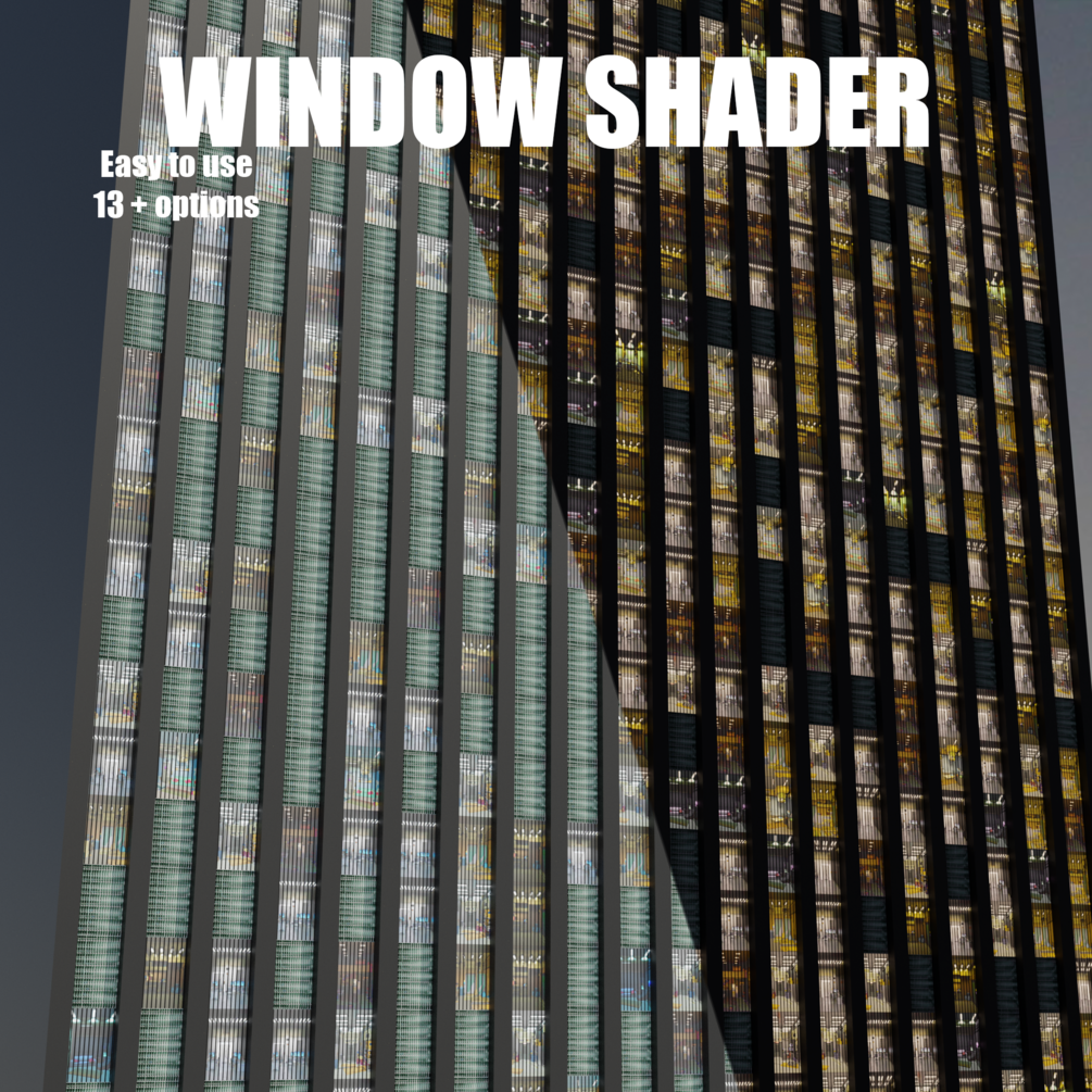 Blender customizable window shader (EASY)