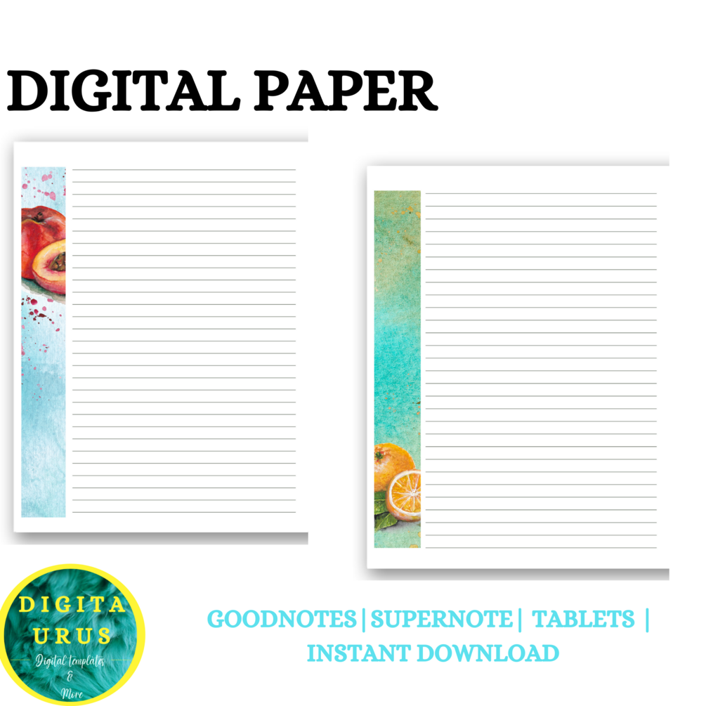 Colourful Digital Background Paper, Supernote background, Digital ...