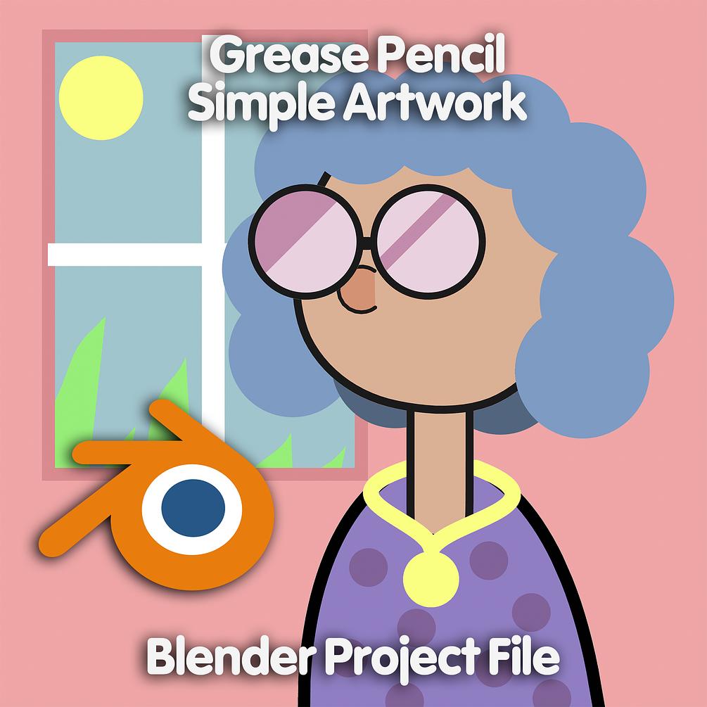 Simple Artwork - Blender Grease Pencil
