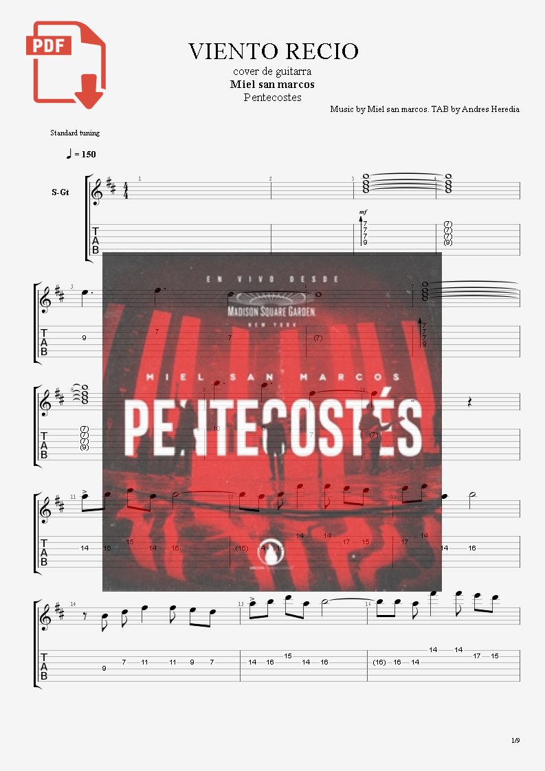 VIENTO RECIO - MSM -GUITAR