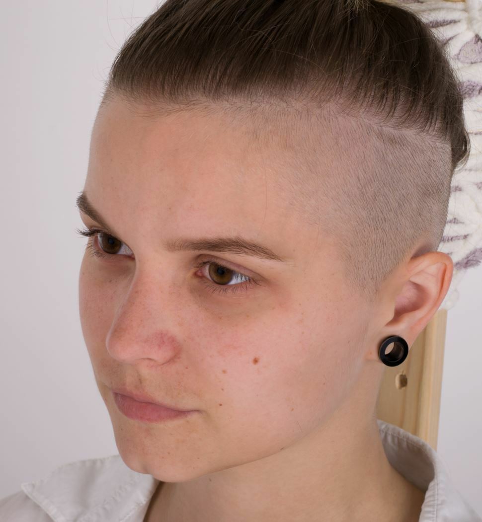 Girl face cross polarized 360 photography set