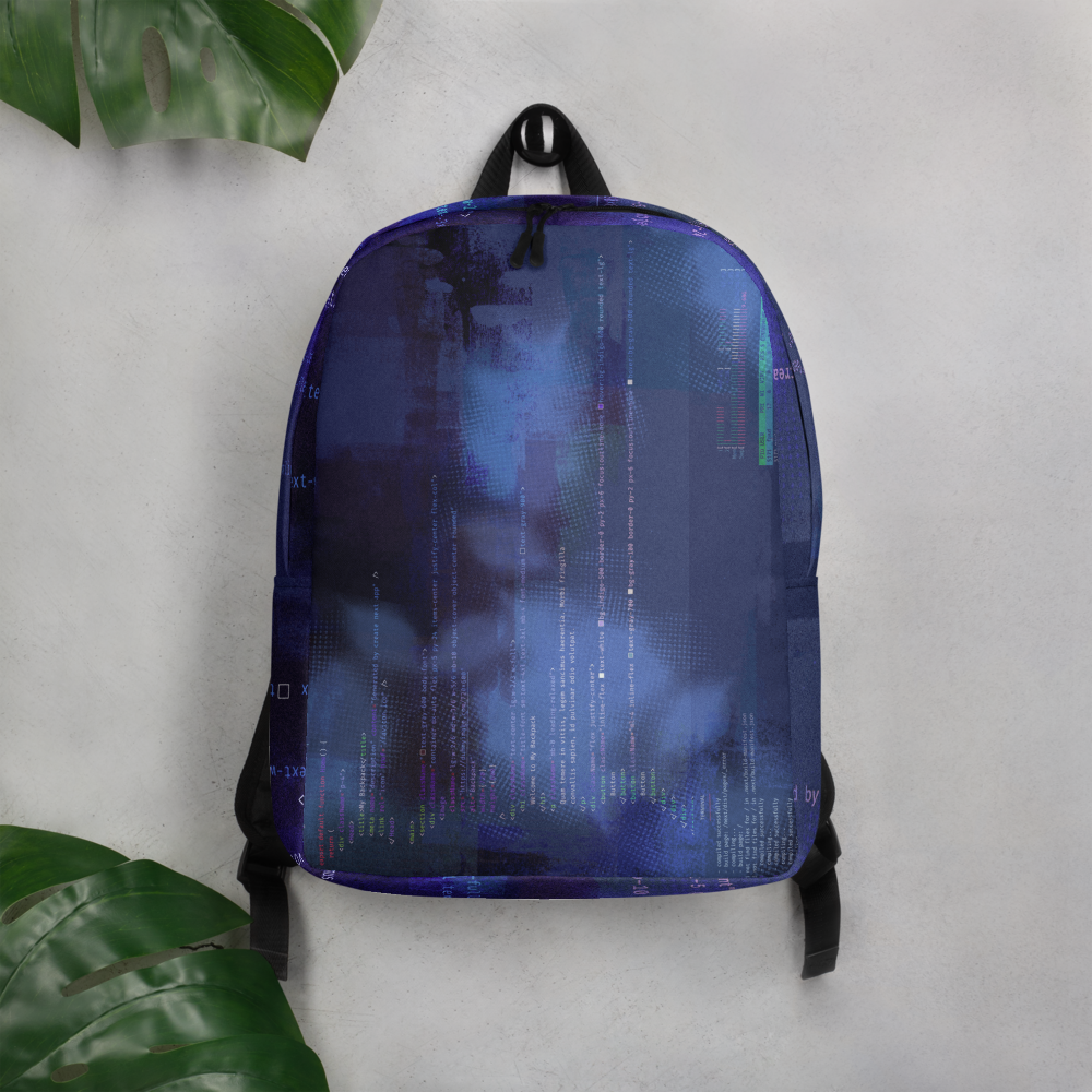 Code Minimalist Backpack | Cristina Susano Portfolio