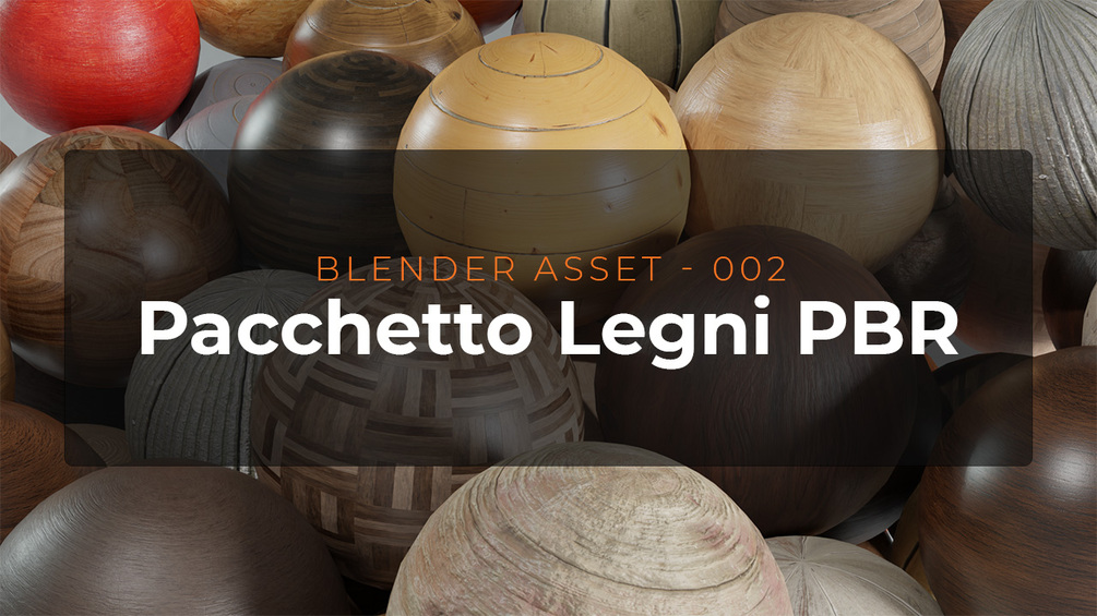 Blender Asset - 002 Pacchetto legni PBR
