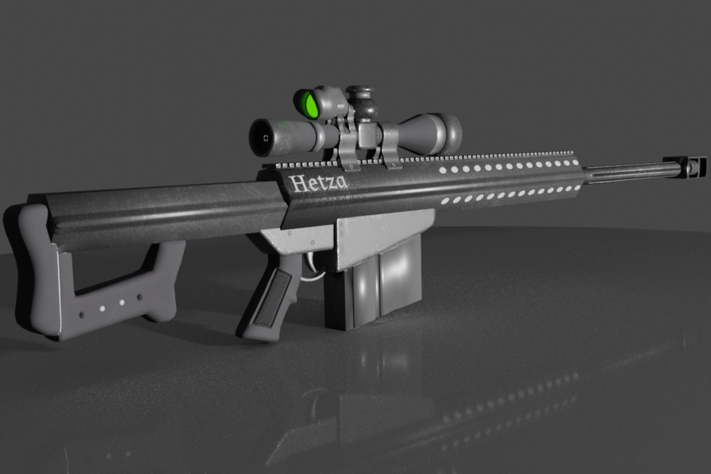 Barrett M82 & Short-barrel Shotgun