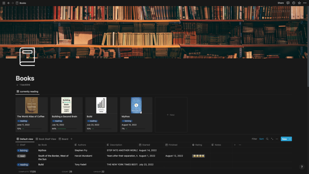 A Digital Notion Book Library