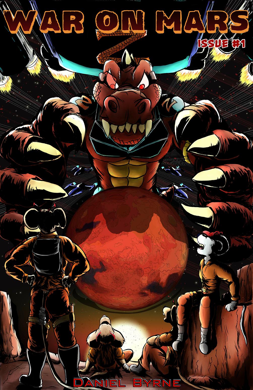 COMIC BOOK "War on Mars Issue #1"