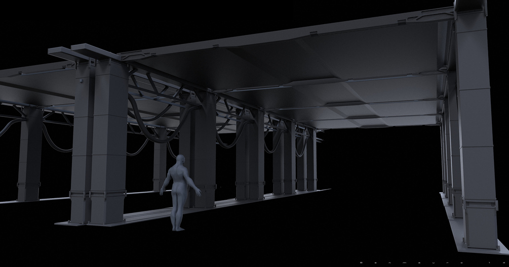 The Encounter - ZBrush Environment Blockout and render