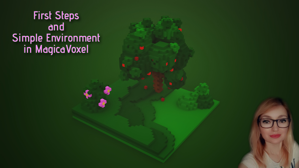 First Steps and Simple Environment in MagicaVoxel