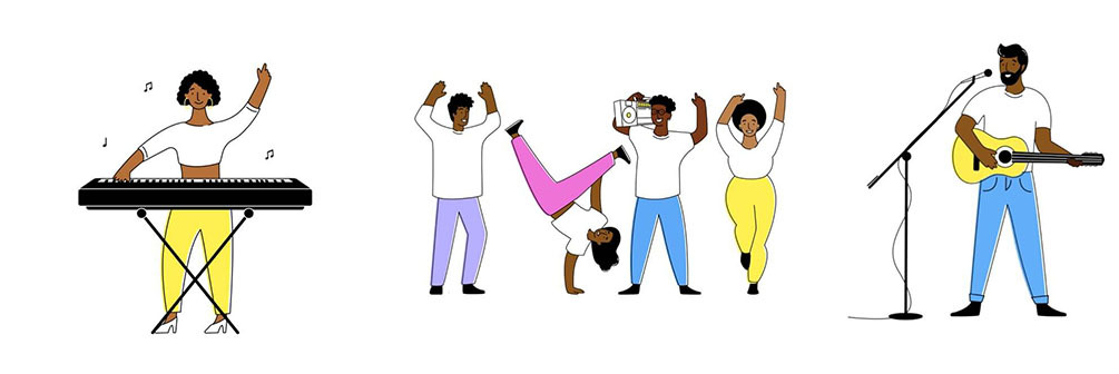 The Music is Magic Illustration Pack