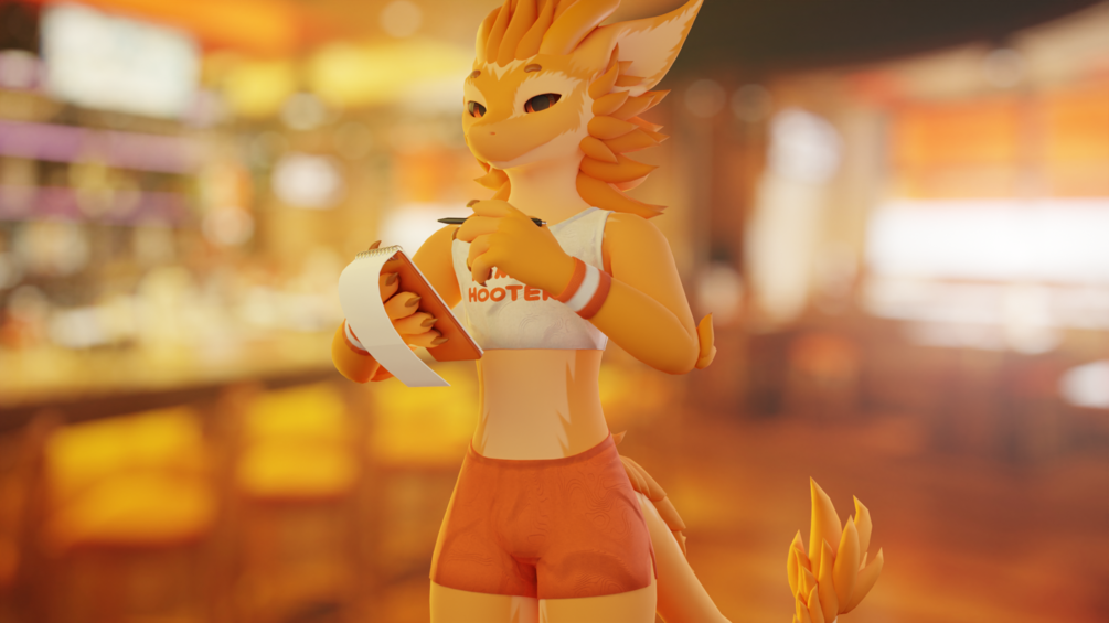 Femboy Hooters outfit for nardoragon