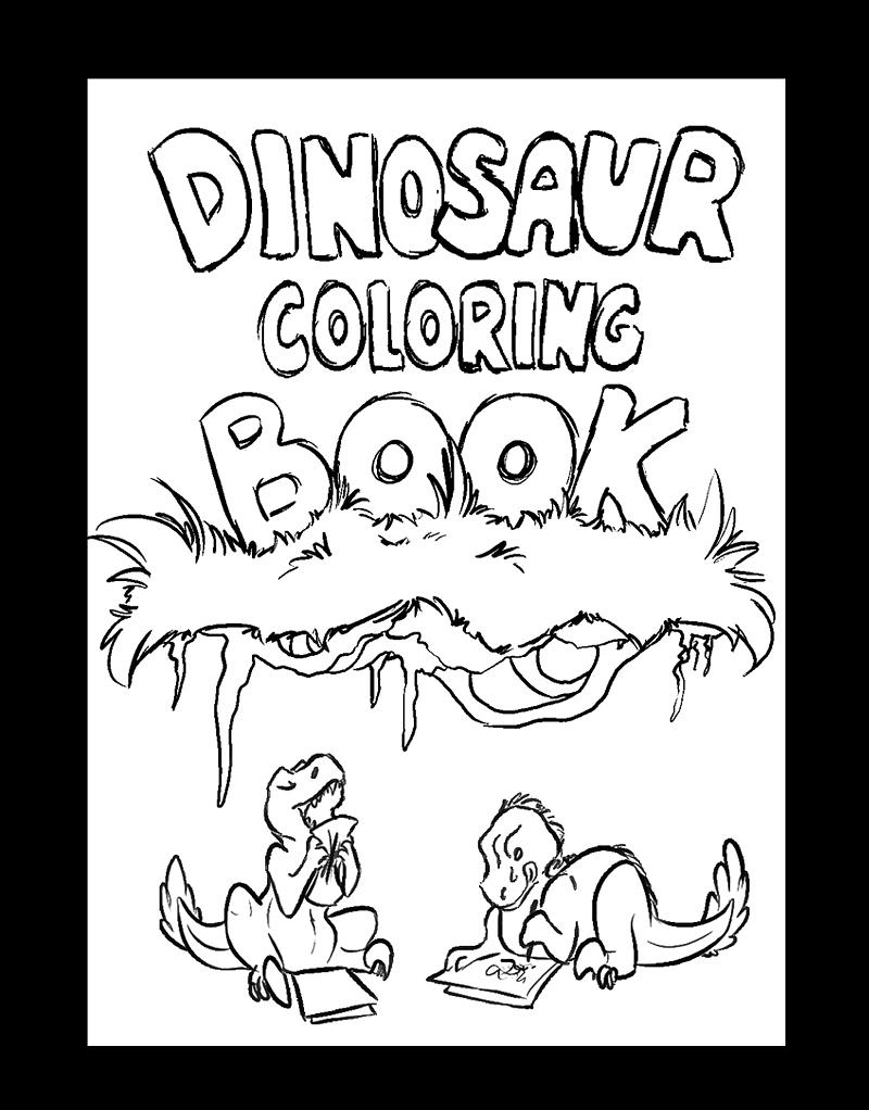 Dinosaur Coloring Book