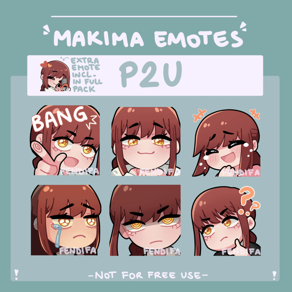 Makima P2U Emotes